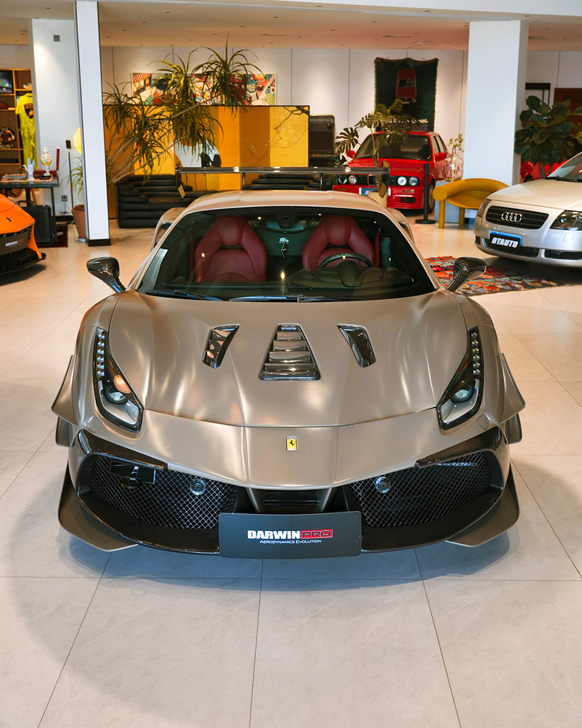 Elevate Your Ferrari 488: Darwinpro Challenge Evo-Modena Carbon Fiber ...