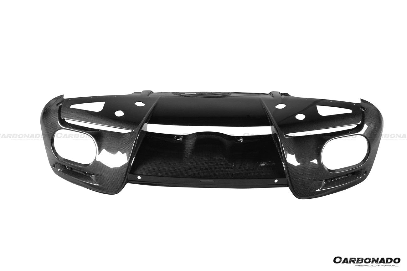 2021-2024 Ferrari ROMA OEM Style Dry Carbon Fiber Rear Diffuser