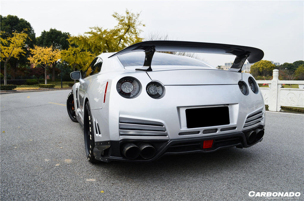 2008-2011 Nissan GTR R35 CBA & DBA VA Style Rear Bumper with Diffuser ...