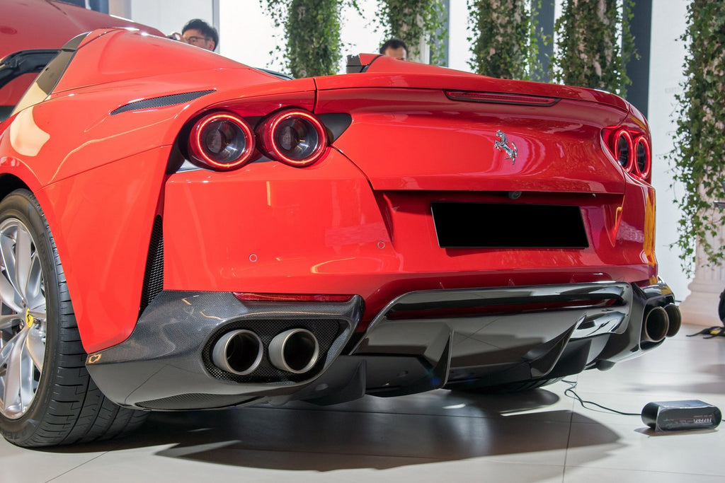 2017-2026 Ferrari 812 Superfast GTS OEM Style Dry Carbon Fiber Rear Lip