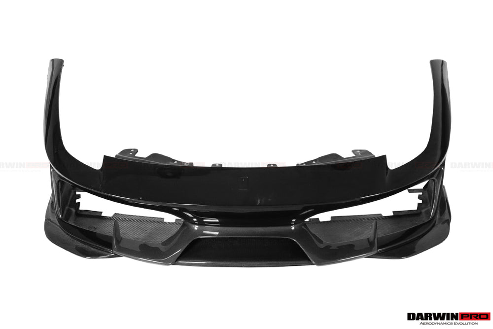 2015-2020 Ferrari 488 GTB & Spider Pista Style Front Bumper Set with Hood