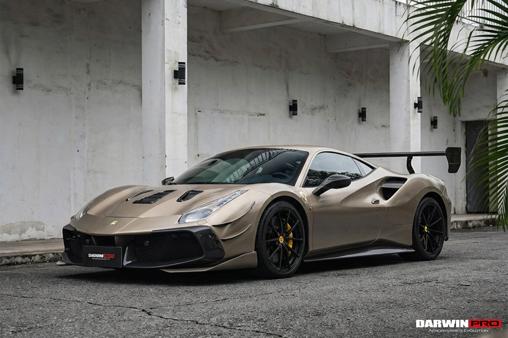 2015-2020 Ferrari 488 GTB Partial Carbon Fiber Full Body Kit ...