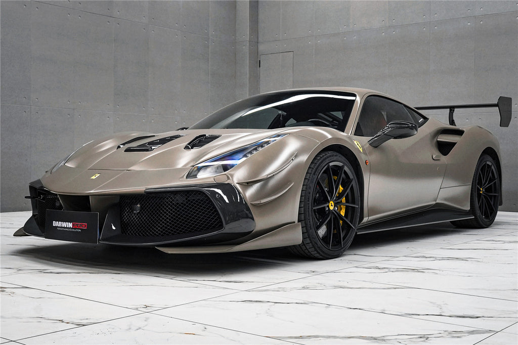 2015-2020 Ferrari 488 GTB | Spider Partial Carbon Fiber Side Skirts ...
