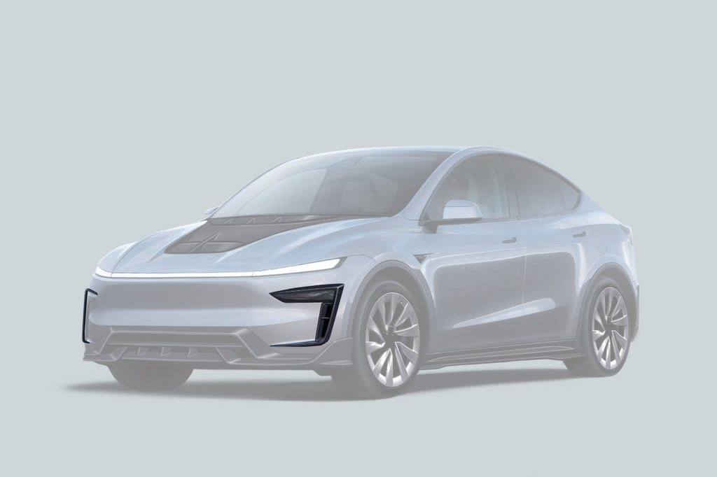 2025-UP Tesla Model Y Refresh OX Style Autoclave Carbon Fiber Daytime ...