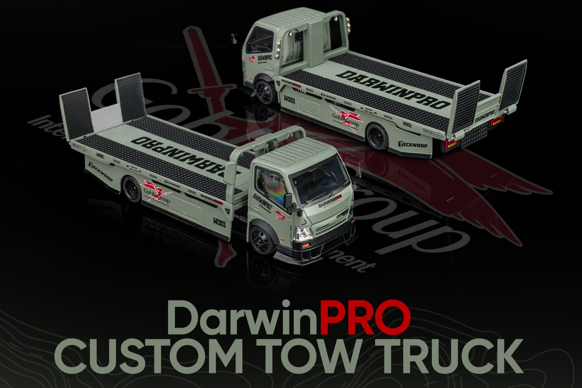 DarwinPRO Limited Edition 1:64 Scale Diecast Cutom Tow Trunk Model