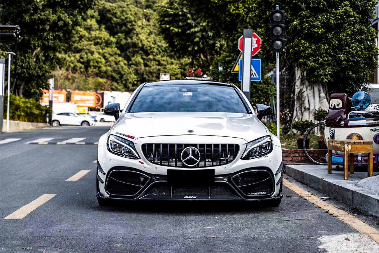 2015-2018 Mercedes Benz W205 C63 & S AMG Coupe IMP Performance Partial Carbon Fiber Full Body Kit