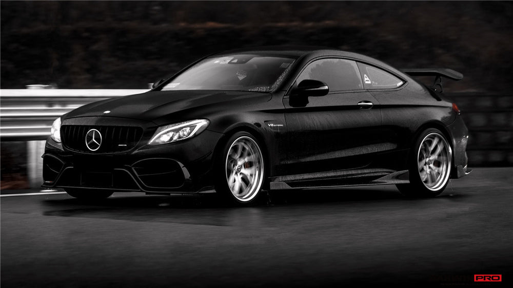 2015-2018 Mercedes Benz W205 C63 & S AMG Coupe IMP Performance Partial Carbon Fiber Full Body Kit