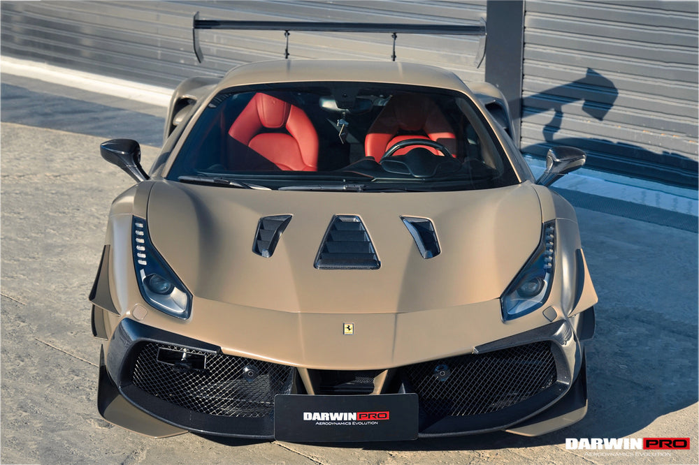 2015-2020 Ferrari 488 GTB Partial Carbon Fiber Full Body Kit ...