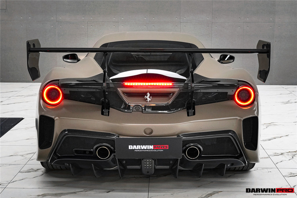 2015-2020 Ferrari 488 GTB Challenge Evo Modena Style Rear Bumper With ...