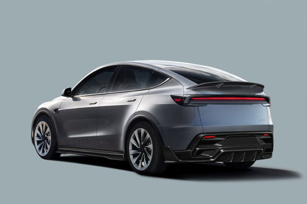 2025-UP Tesla Model Y Refresh OX VER1 Style Autoclave Carbon Fiber Rear ...