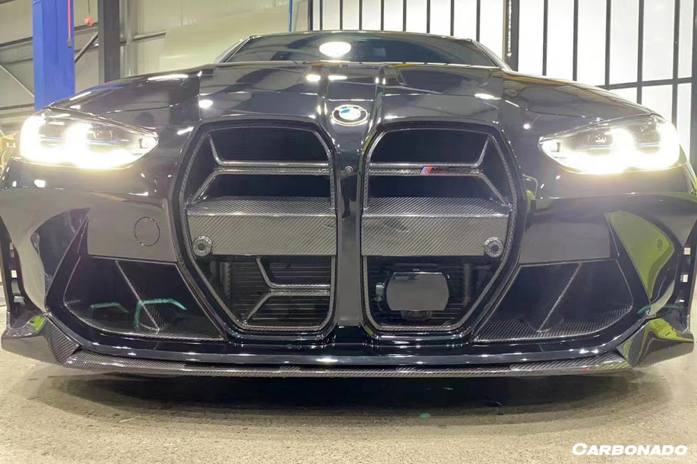 2021-UP BMW M3 G80 M4 G82 G83 CSL Style DRY Carbon Fiber Grille (FOR ...