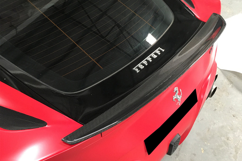 2012-2017 Ferrari F12 Berlinetta DC Style Carbon Fiber Trunk Spoiler