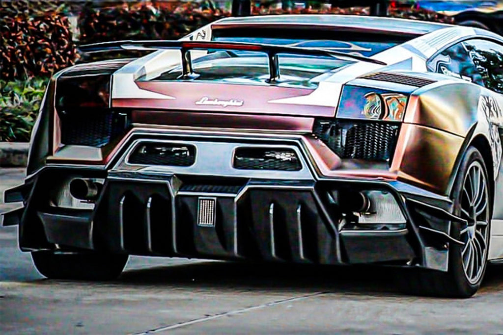 2004-2008 Lamborghini Gallardo IRON Style Rear Bumper