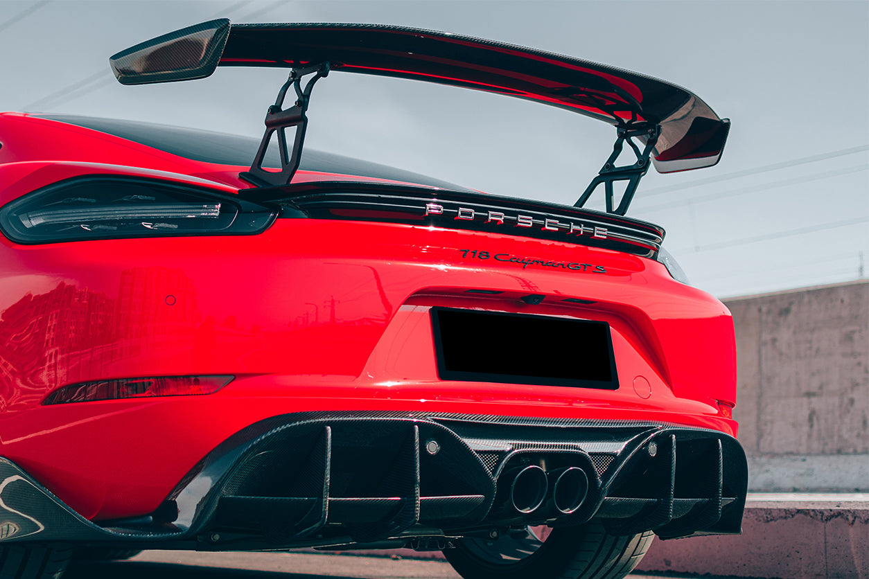 DarwinPRO2016-2024 Porsche 718 Cayman & Boxster BKSS Style Carbon Fiber ...