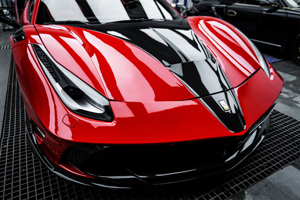 2015-2020 Ferrari 488 GTB & Spyder MSY Style Carbon Fiber Hood
